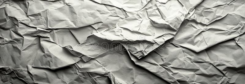 A Broad Panoramic Background Texture Featuring Crumpled Brown Wrapping ...