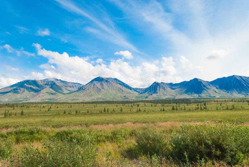 Broad Pass stock image. Image of cantwell, blue, sunny - 33708303
