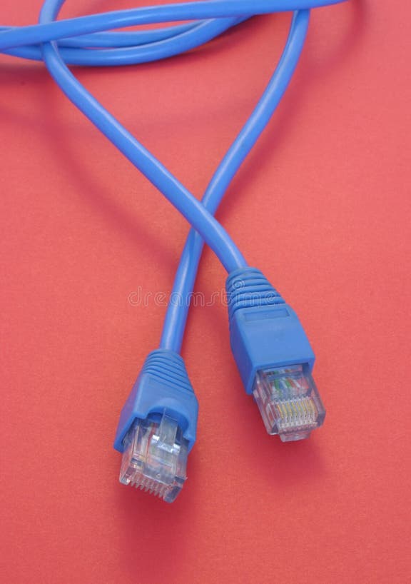 Broadband cable RJ-45 stock image. Image of adsl, close - 417707