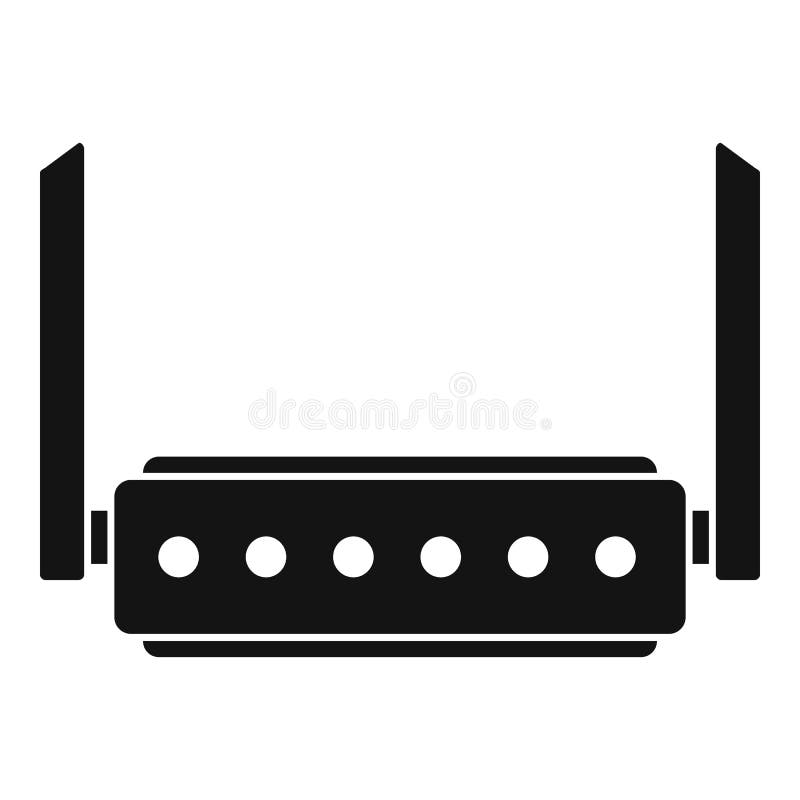 Broadband Router Icon, Simple Style Stock Vector - Illustration of ...