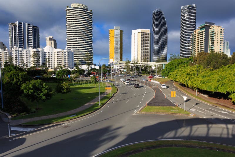 Broadbeach, Queensland Gold Coast Stock Image - Image of close, coast ...