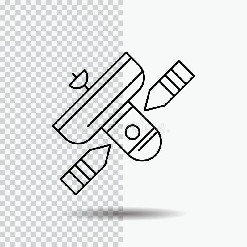 Broadcast, Broadcasting, Radio, Satellite, Transmitter Line Icon on ...