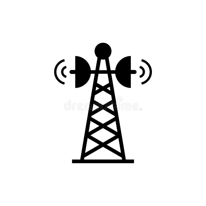 Broadcast Tower Stock Illustrations – 12,414 Broadcast Tower Stock ...