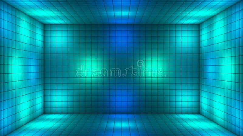 Broadcast Hi-Tech Blinking Illuminated Cubes Room Stage, Multi Color ...