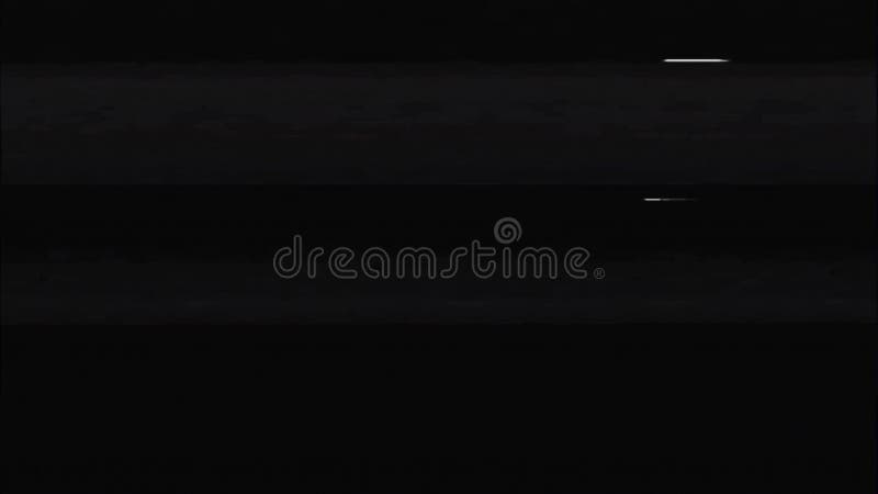 Interference on the TV Screen with Color Defects, Noise and Grain Stock ...