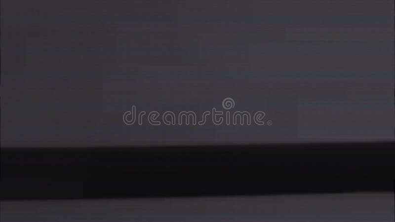 Interference on the TV Screen with Color Defects, Noise and Grain Stock ...