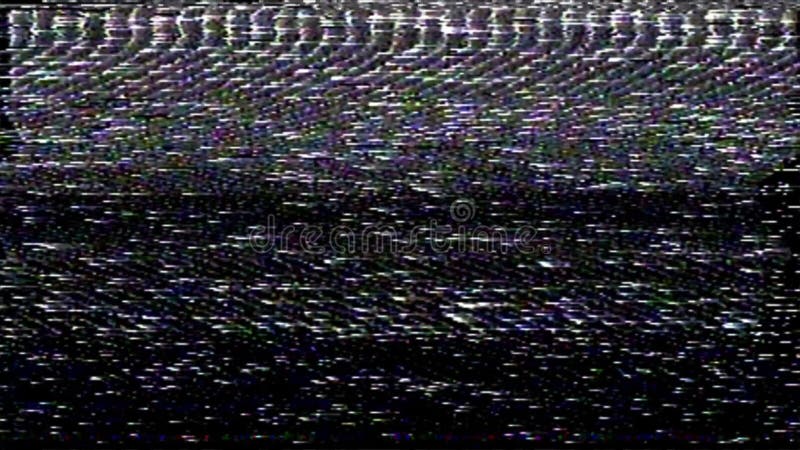 Interference on the TV Screen with Color Defects, Noise and Grain 4k ...