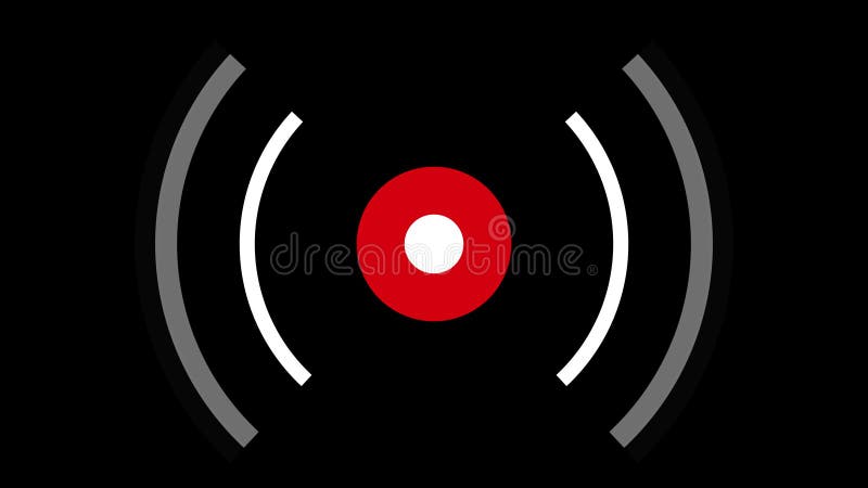 Animated Live Icon for Online Stream in Transparent Background Stock ...