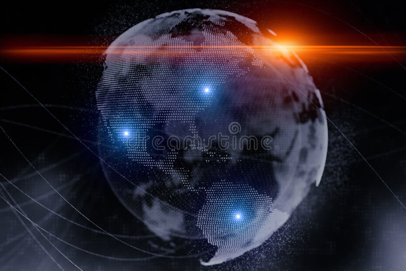 Broadcast and Network Concept Stock Illustration - Illustration of ...