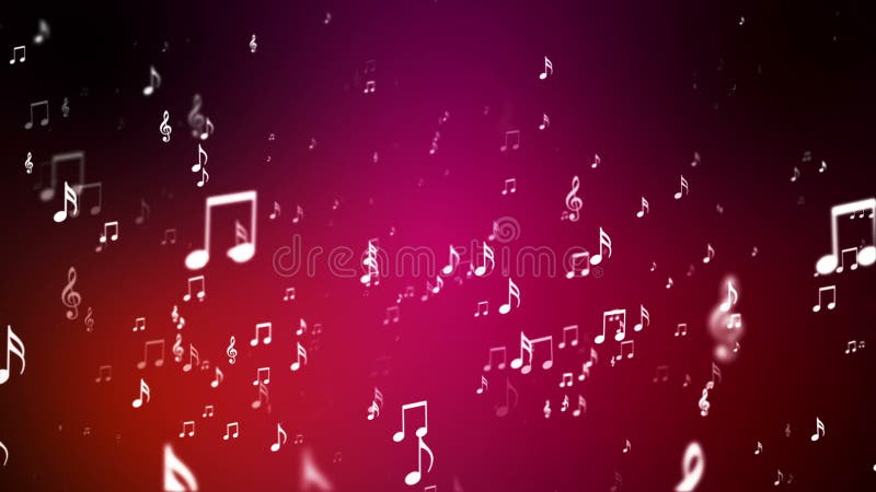Broadcast Rising Music Notes 02 Stock Footage - Video of note ...