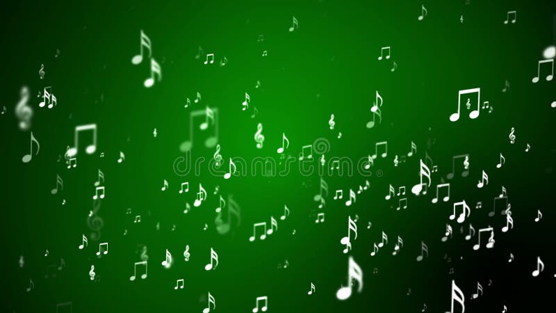Broadcast Rising Music Notes 07 Stock Footage - Video of complex ...