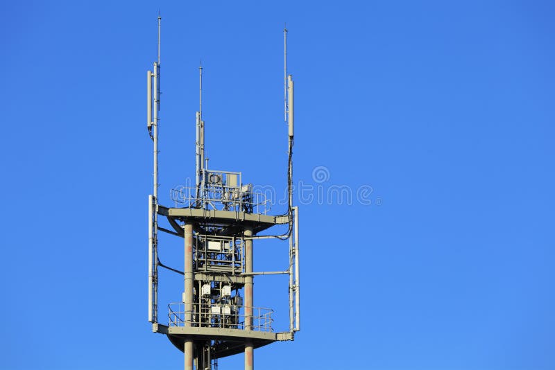 Broadcast tower stock photo. Image of broadcast, transmitter - 37658356