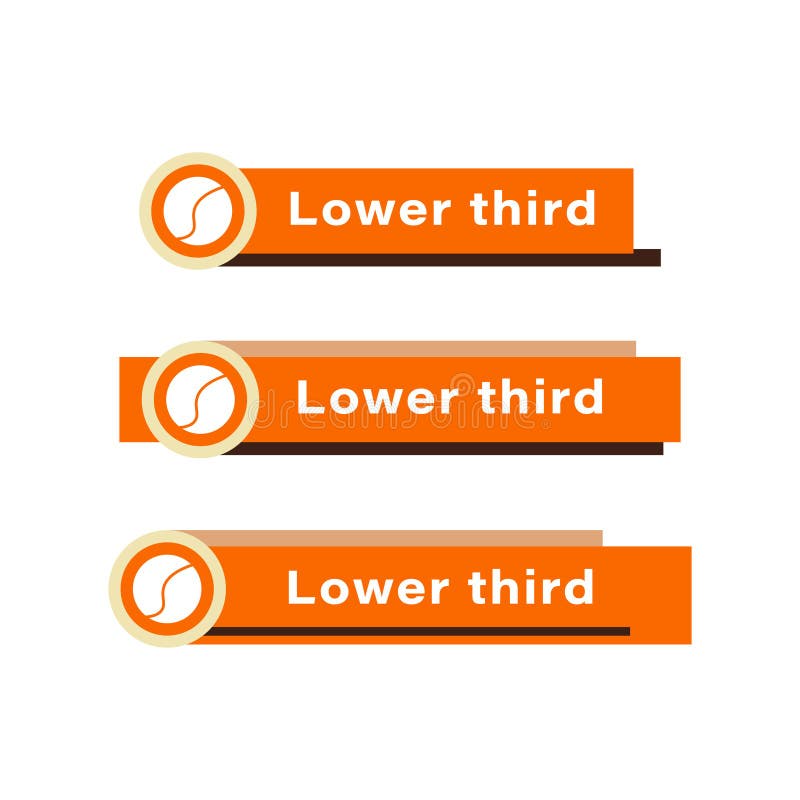 Simple Lower Third Stock Illustrations – 615 Simple Lower Third Stock ...
