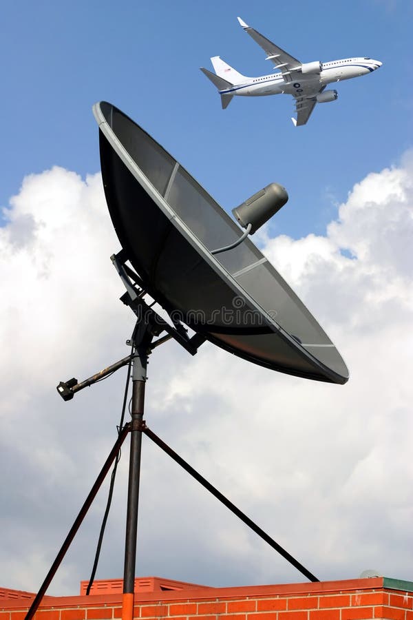 Broadcasting stock image. Image of mount, clouds, signal - 1860865