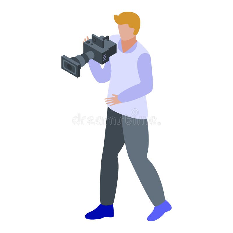 Cameraman Isometric Stock Illustrations – 338 Cameraman Isometric Stock ...
