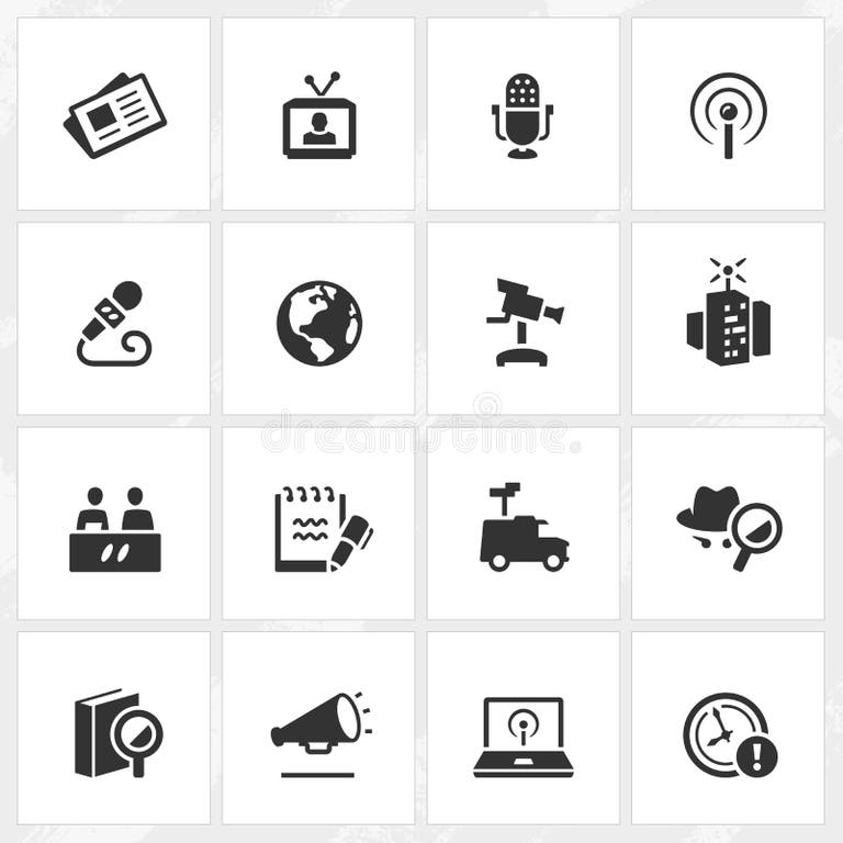 Journalism Symbol Stock Illustrations – 13,799 Journalism Symbol Stock ...