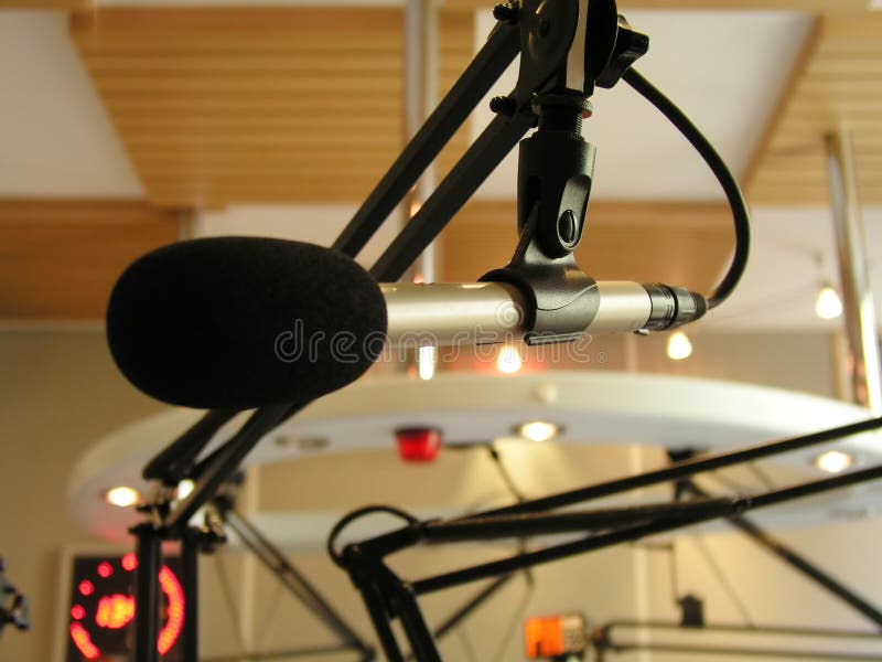 Microphone Interview stock photo. Image of broadcast - 15014740