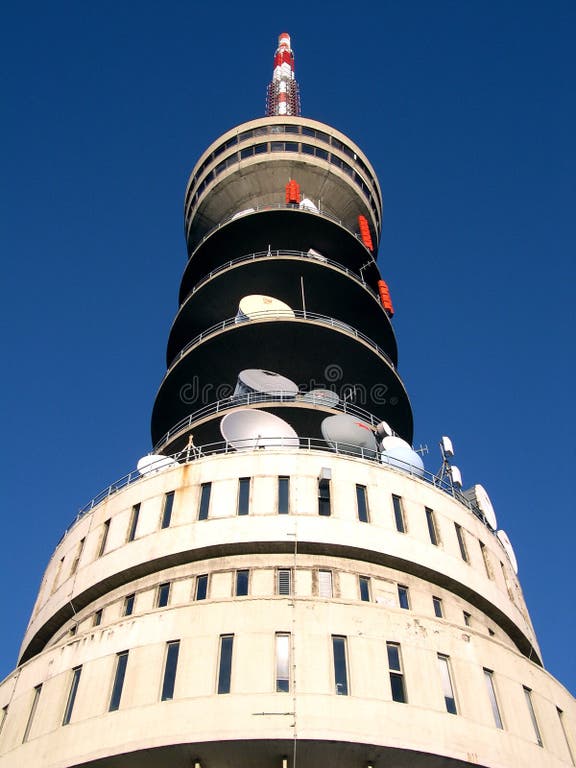 Broadcasting tower stock image. Image of telephone, aerial - 386399
