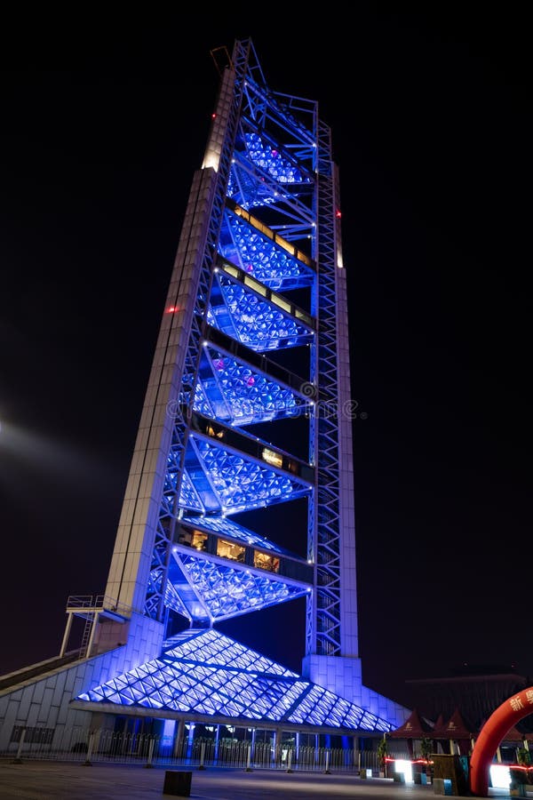 Broadcasting Tower in Beijing Olympic Village Editorial Stock Image ...
