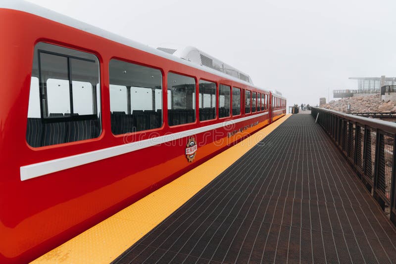 Broadmoor Manitou and Pikes Peak Cog Railway on Platform Station Under ... Broadmoor Manitou and Pikes Peak Cog Railway on Platform Station Under ...