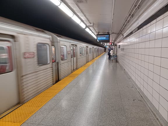 Broadview Subway Station Interior View Editorial Photography - Image of ...