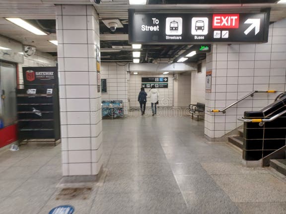 Broadview Subway Station Interior View Editorial Photography - Image of ...