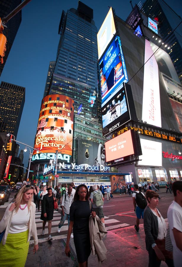 Broadway editorial photography. Image of times, city - 26627192