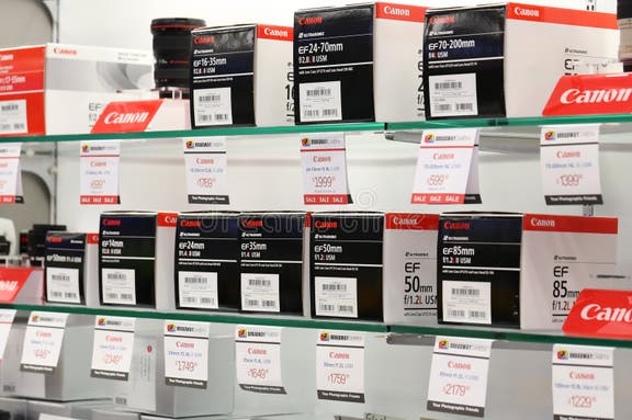 Broadway Camera Store editorial photography. Image of model - 37518492