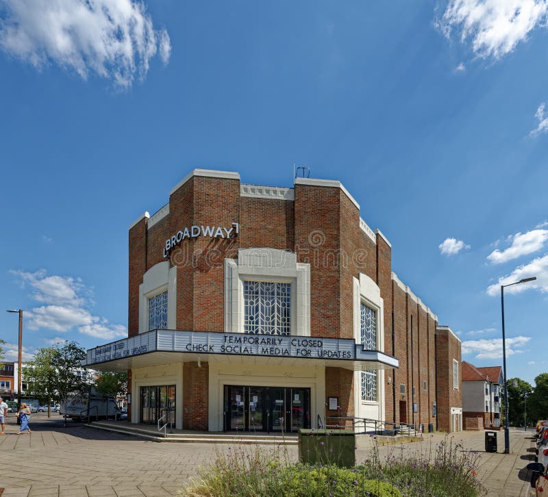 Broadway cinema letchworth editorial image. Image of entrance - 197967525