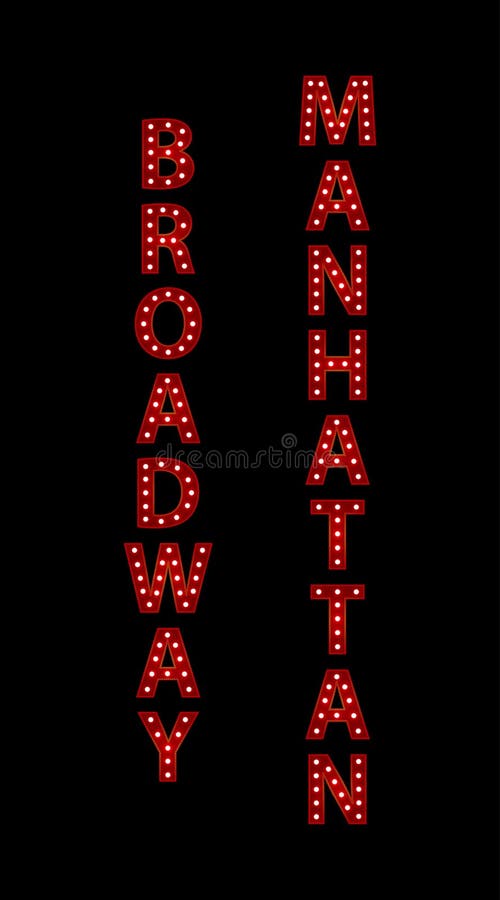 Broadway Text Vertical Stock Illustrations – 19 Broadway Text Vertical ...
