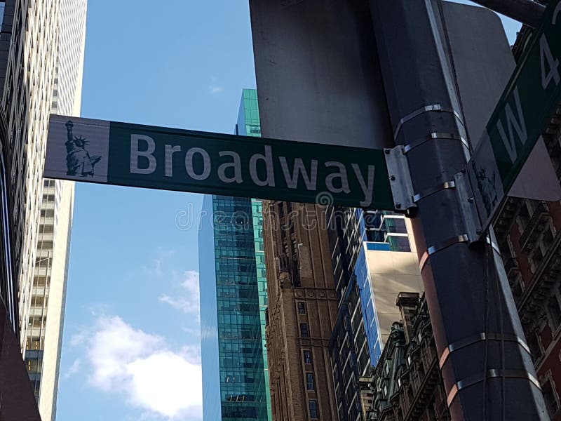 Broadway Sign Stock Photos - Download 3,981 Royalty Free Photos