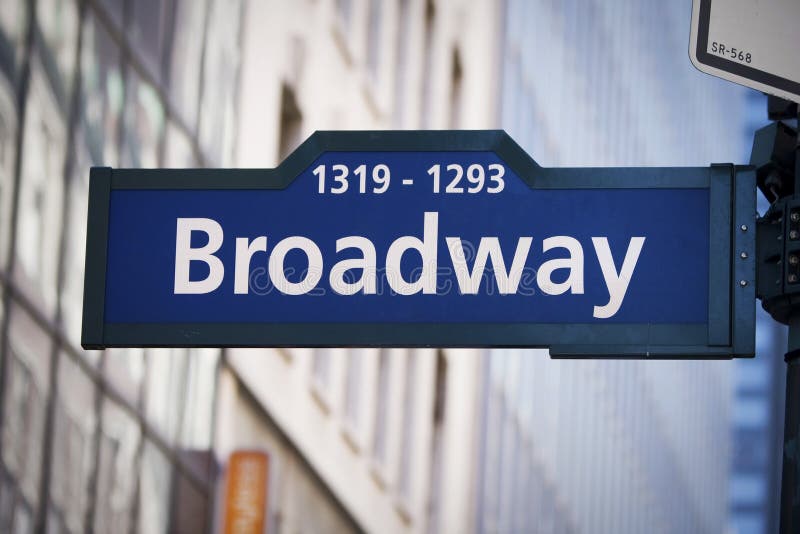 Broadway Lights Sign stock image. Image of bright, theater - 29992345