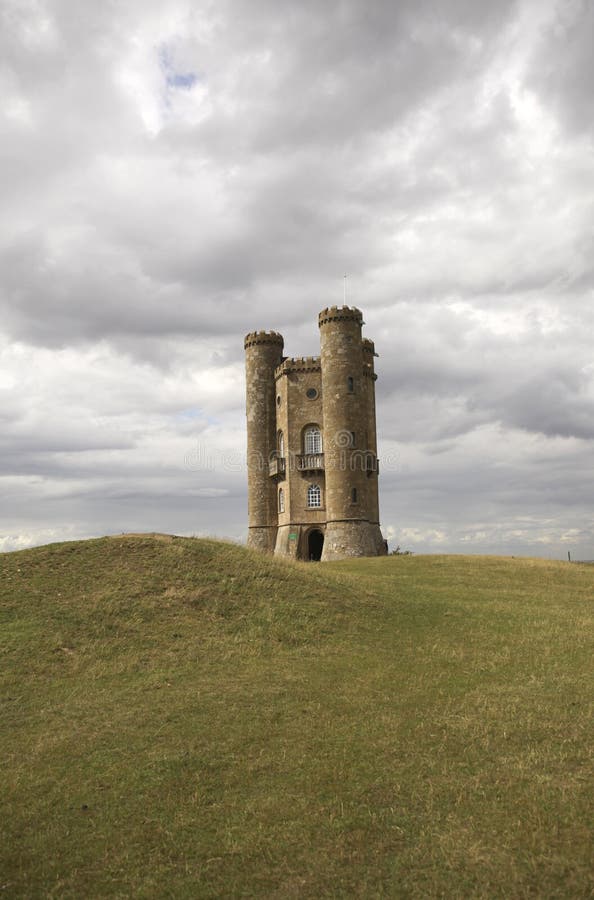 Broadway tower stock photo. Image of europe, cotswolds - 15371672