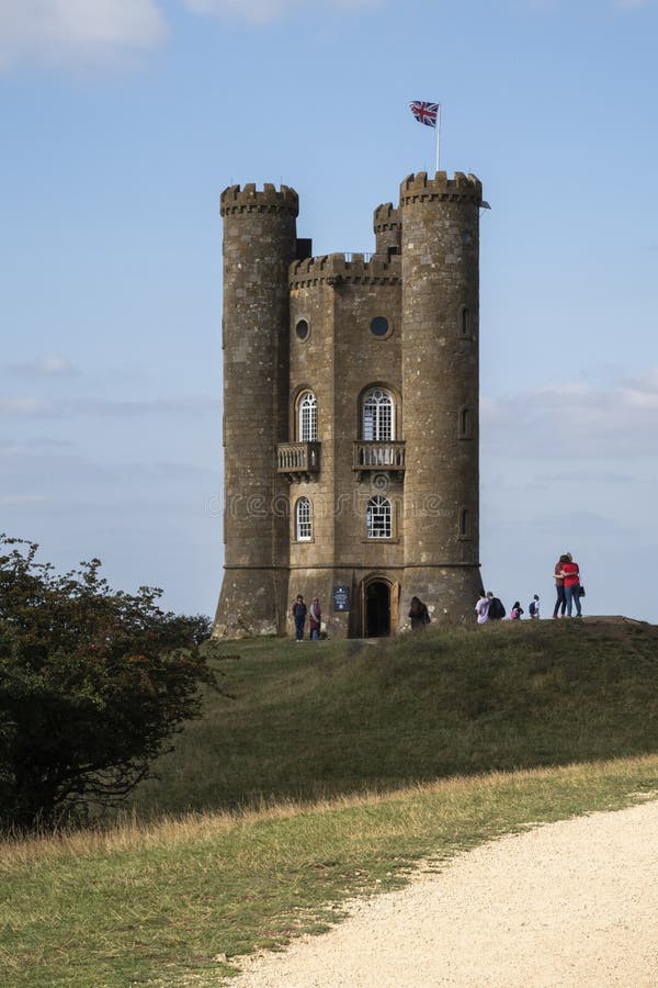 Broadway Tower at the Top of Broadway Hill Editorial Photography ...