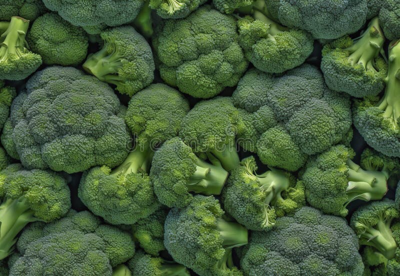 Broccoli Background. Generative AI Stock Illustration - Illustration of ...