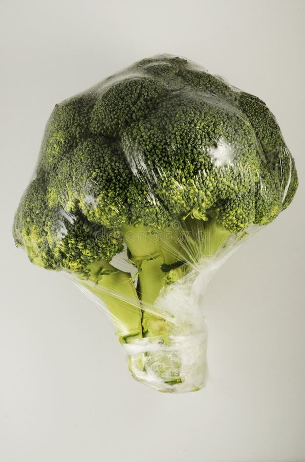 Broccoli Cabbage in a Plastic Bag Stock Image - Image of food, cabbage ...