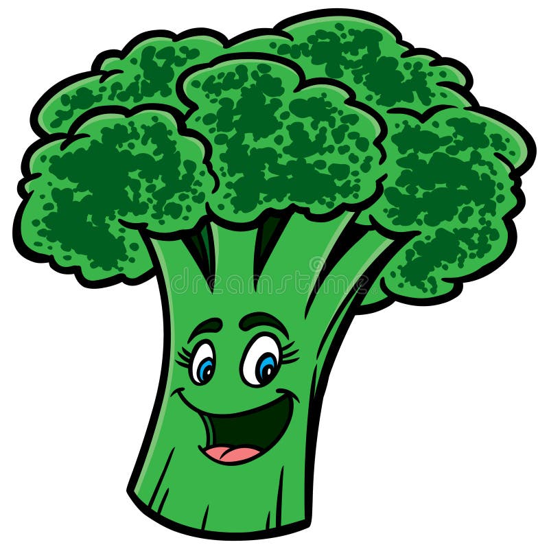 Broccoli Cartoon Stock Vector - Image: 53713579