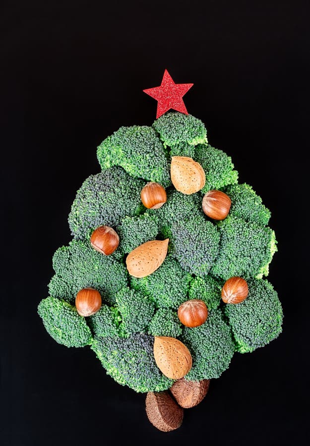 Broccoli Christmas tree stock image. Image of healthy - 28576847