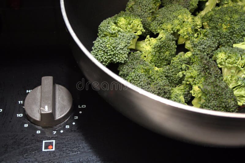 Broccoli Cooking stock photo. Image of electric, cooking - 9407066