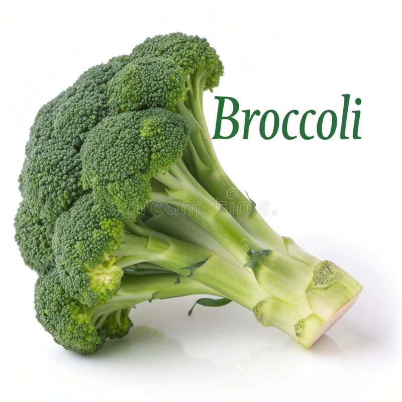 Broccoli Man Head Vector Illustration Stock Vector - Illustration of ...