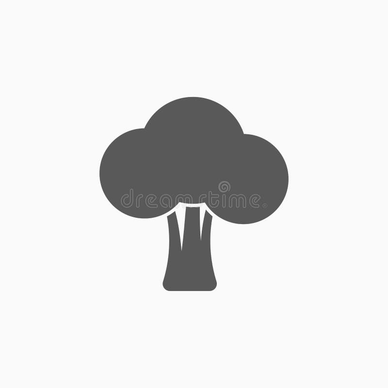 Broccoli Icon, Vegan, Food, Vegetable, Healthy, Eat Stock Vector ...