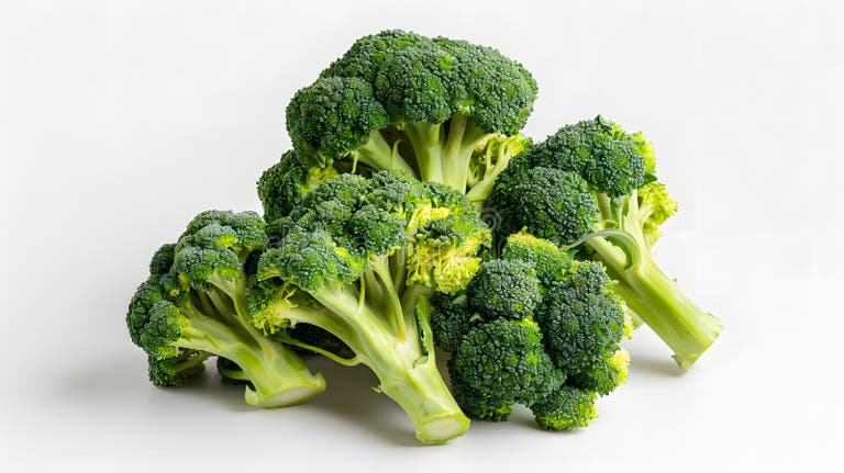 Broccoli Isolated on White Background. this is AI Generative Image ...