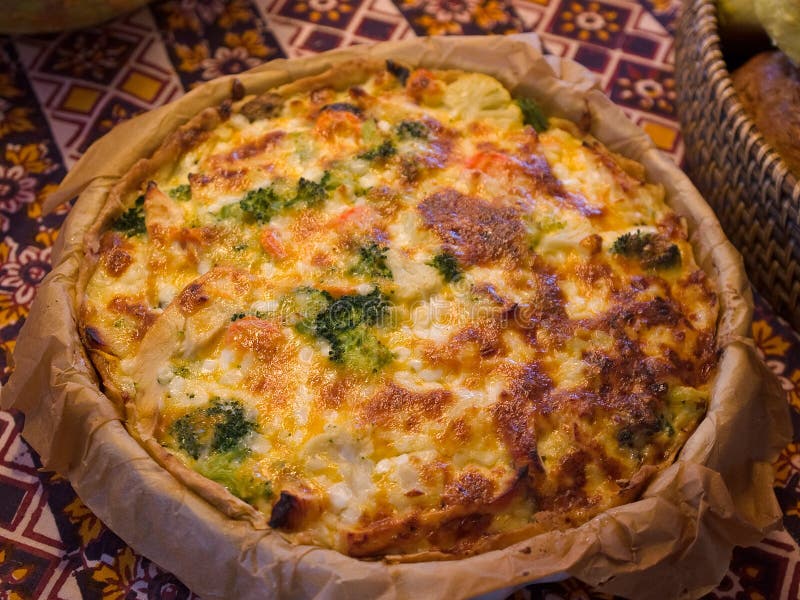 Broccoli pie stock image. Image of brocolli, snack, healthy - 19019489