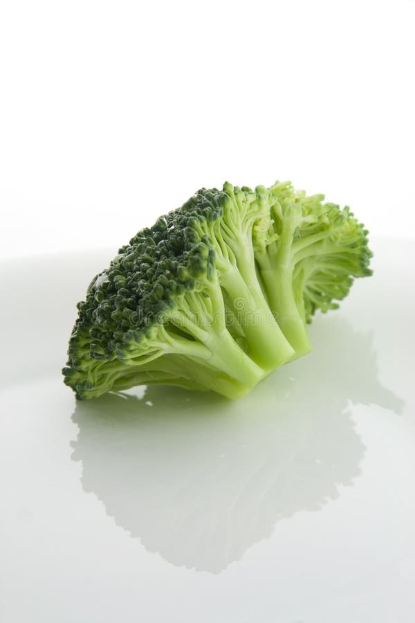 Broccoli on a plate stock photo. Image of broccoli, snack - 24014134