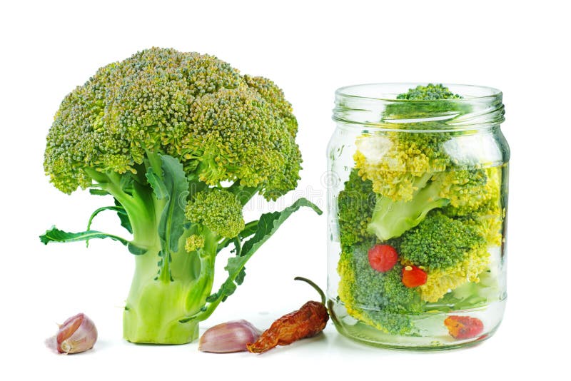 Bad Overripe Broccoli Cabbage Isolated Stock Image - Image of healthy ...