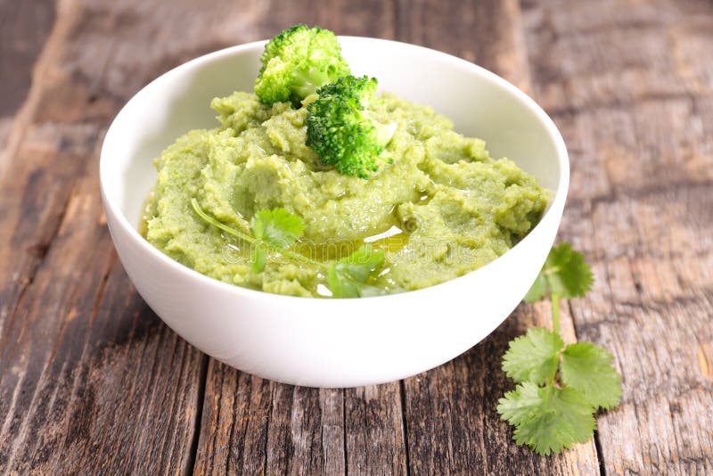 Broccoli puree stock photo. Image of food, cooked, mash - 64643138