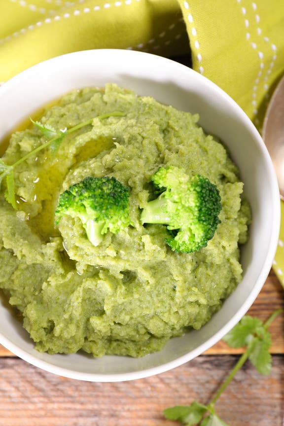 Broccoli puree stock image. Image of green, food, lunch - 71937441