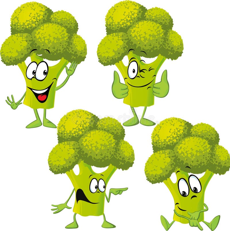 Tumma Upp Broccoli Maskot, Broccoliteckenet, Broccolitecknad Film ...