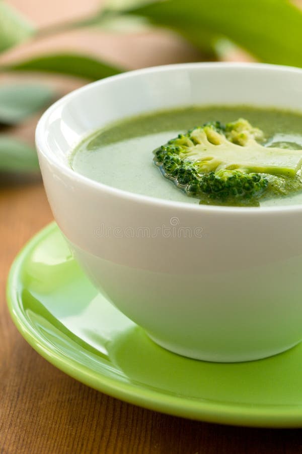 Broccoli soup stock image. Image of cook, cuisine, nourishment - 20133375