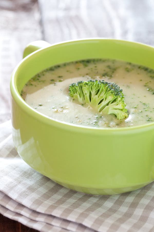 Broccoli soup stock image. Image of meal, cuisine, kitchen - 5758105
